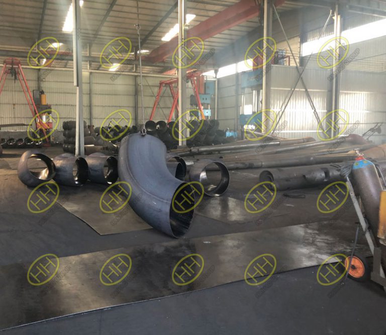 Forming process of large size pushing elbows | Hebei Haihao High ...