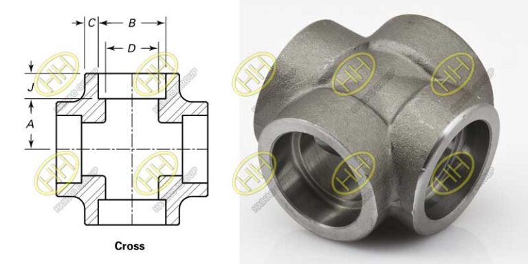 ASME B16.11 Socket Welding Cross | Hebei Haihao High Pressure Flange & Pipe Fitting Group Co.